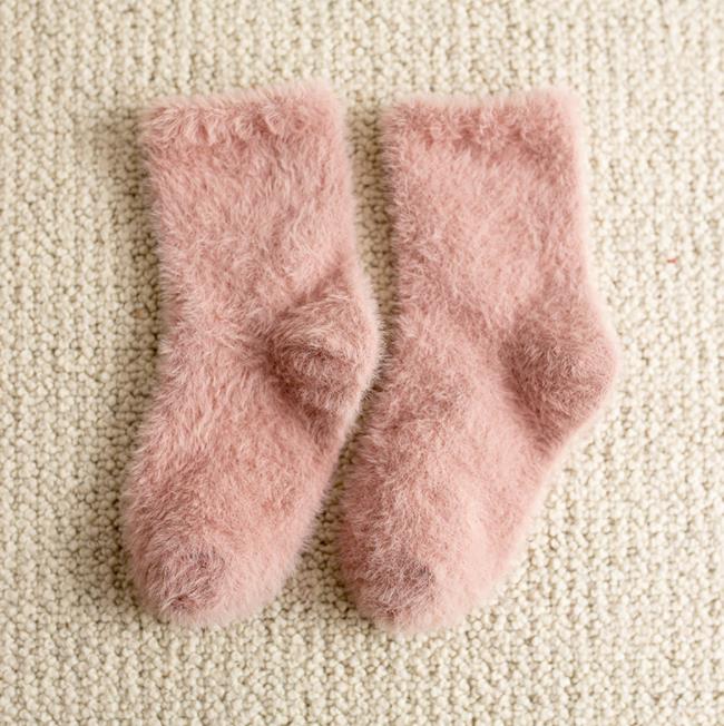 Faux mink wool warm socks | Sock Manufacturers